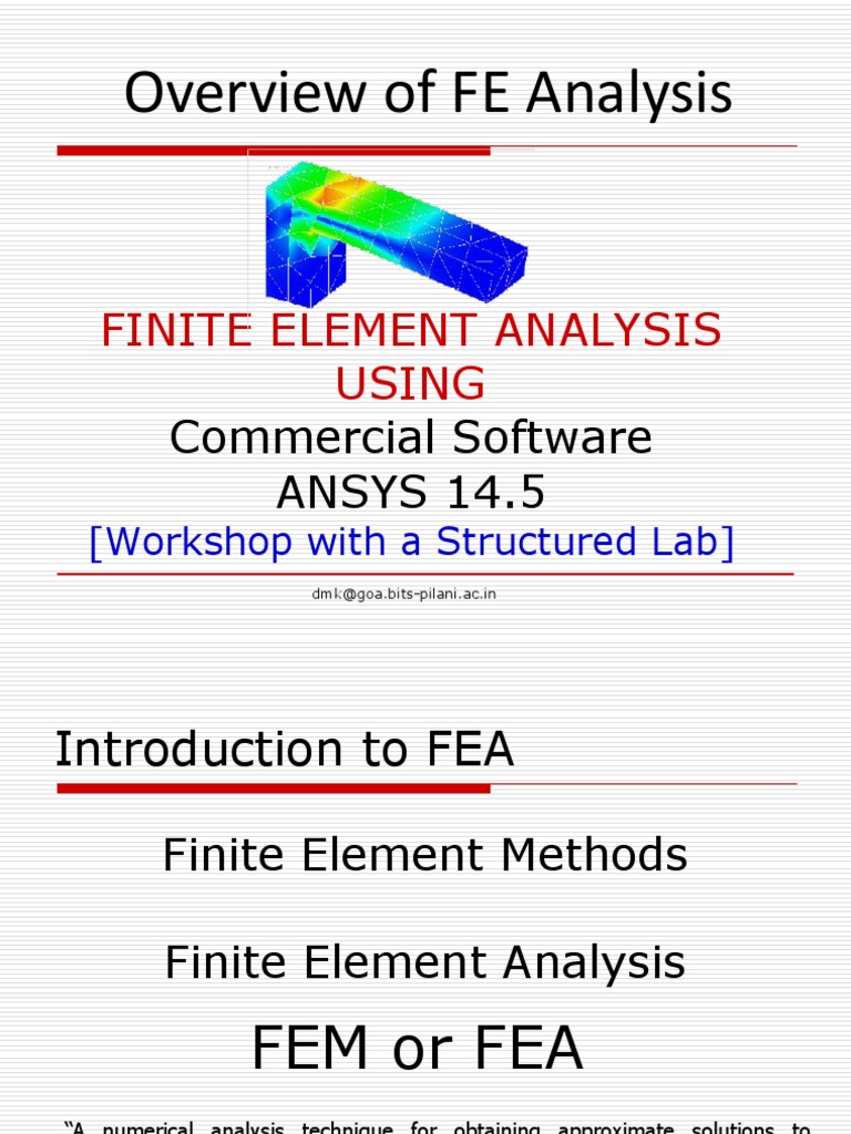 Basic Fea | Download Free PDF | Finite Element Method | Elasticity (Physics)