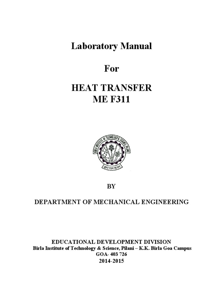 Heat Transfer Manual For Printing | PDF | Heat Transfer | Heat Exchanger