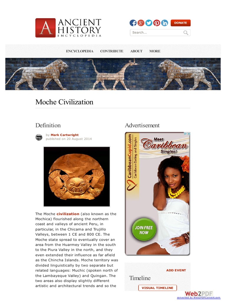 Moche Civilization: Art and Culture Overview | PDF | Archaeology ...