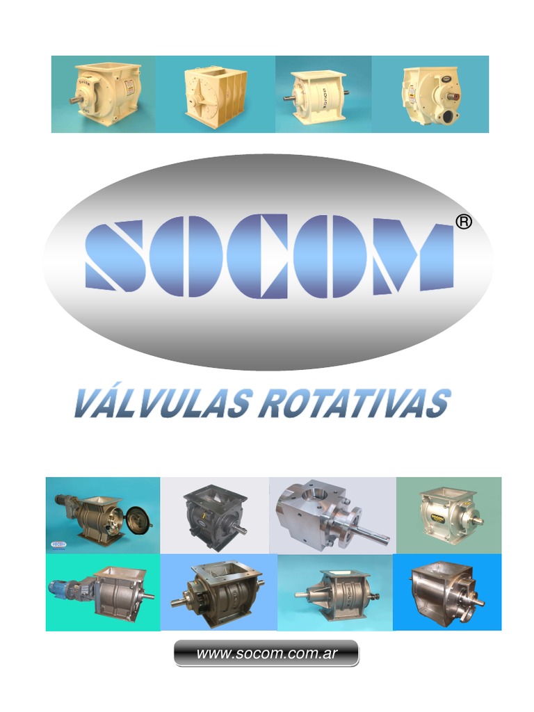 Válvula Rotativas SOCOM | PDF | Revestimiento | Neumático