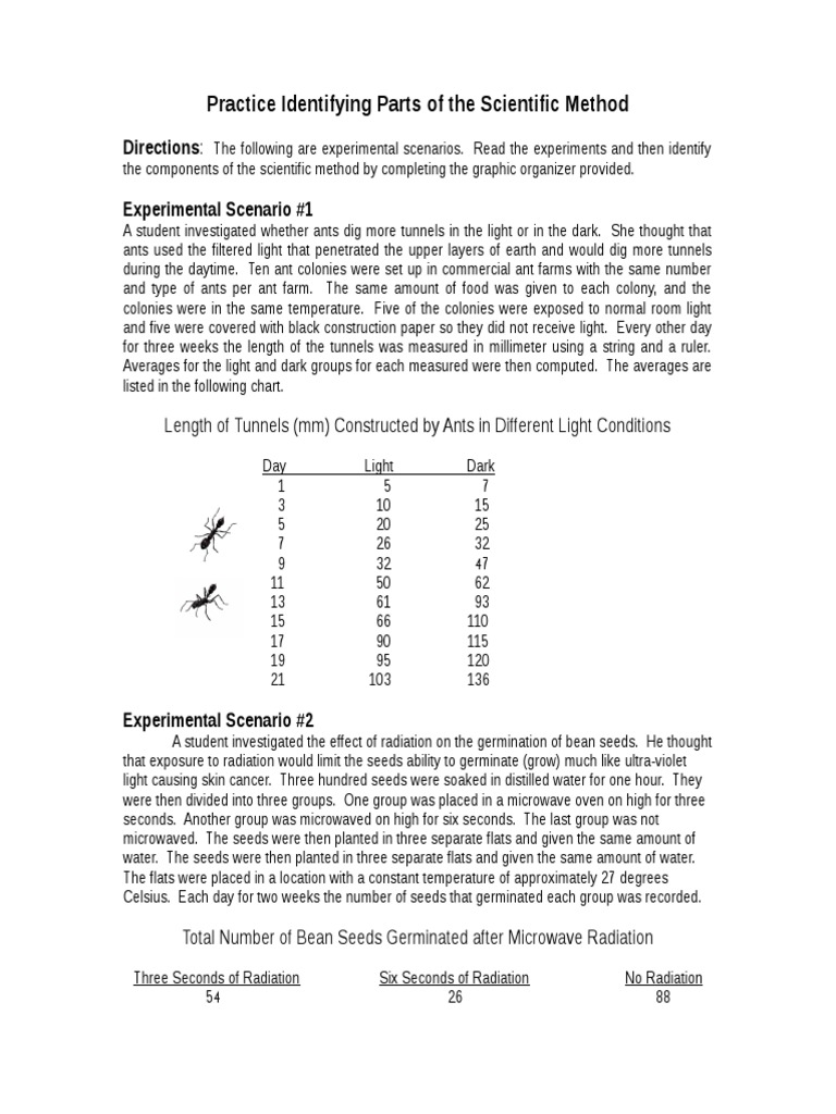 Identifying Scientific Method Parts | PDF | Seed | Compost