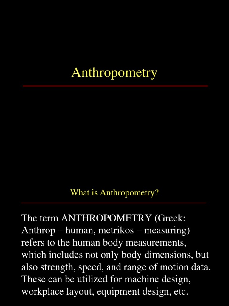 Anthropometry | PDF | Anthropometry | Percentile