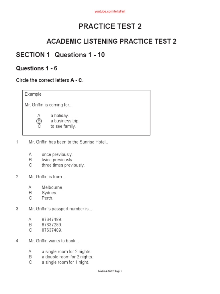 Ielts Listening Test 2 | PDF | Survey Methodology | Evaluation Methods
