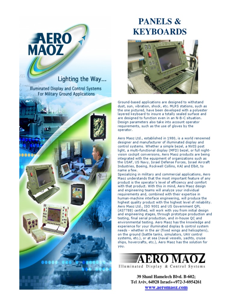 Military Display & Control Systems | PDF