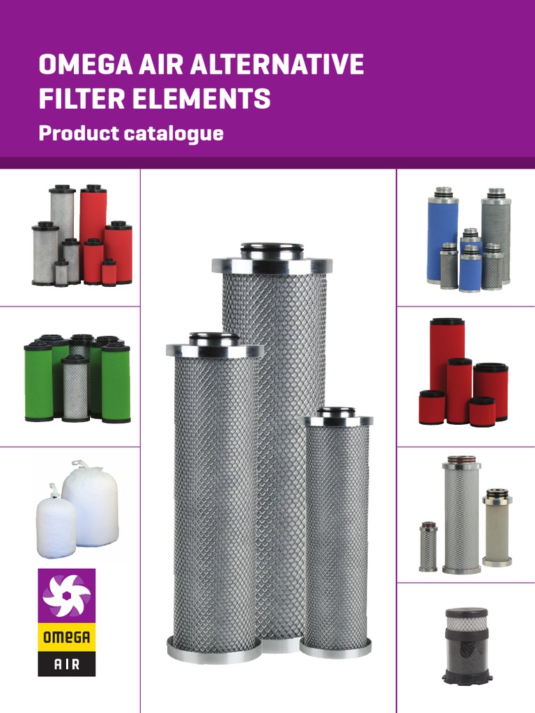 Omega Air Alternative Filter Catalogue | PDF | Carbon | Aluminium