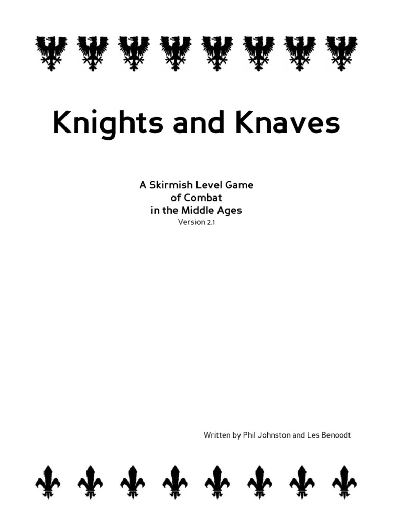 Knights & Knaves | PDF | Knight | Armour