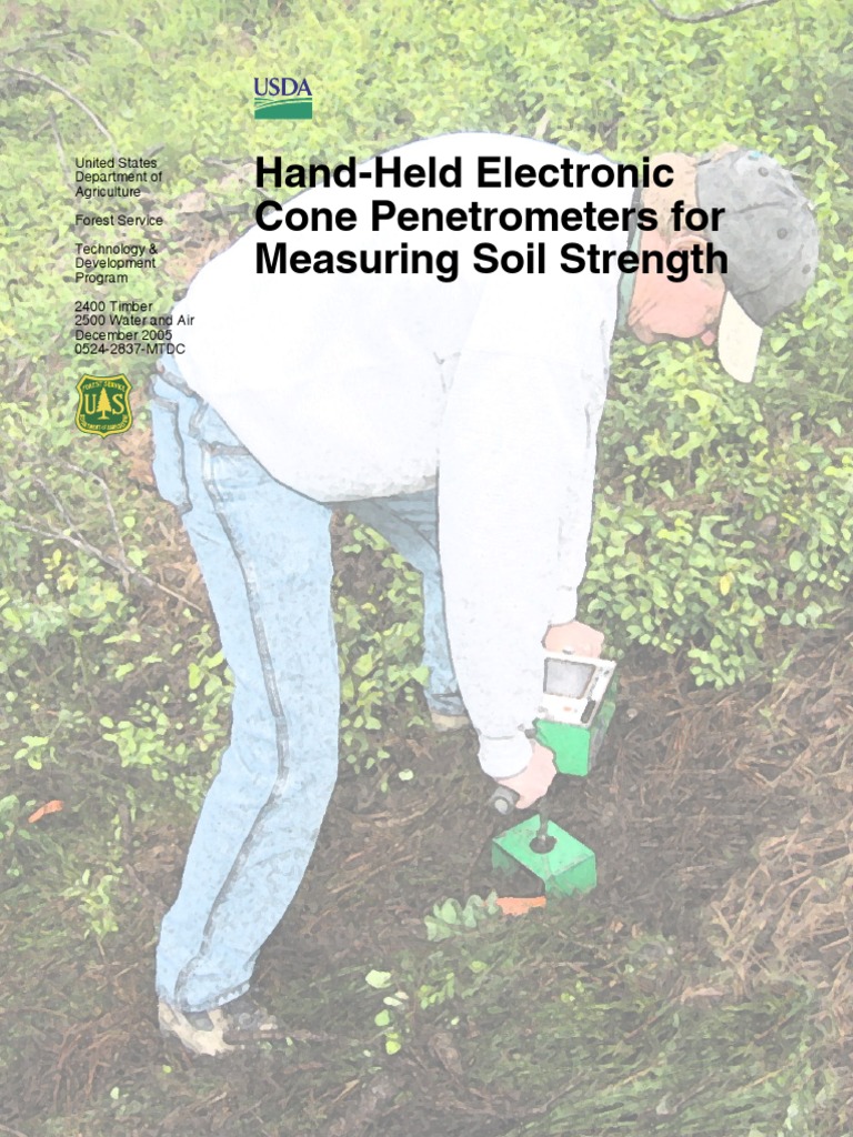 Hand Held Electronic Cone Penetrometers For Measuring Soil Strength ...