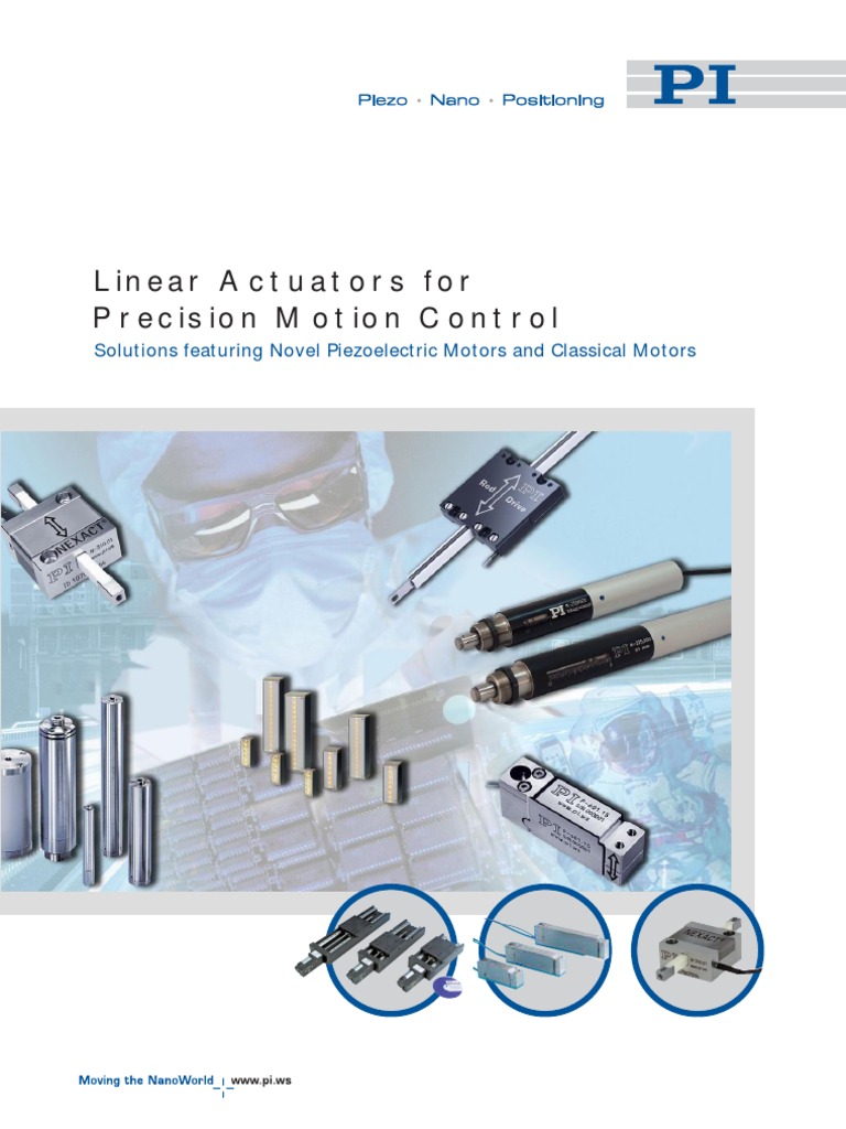 Linear Actuators For Precision Motion Control | PDF | Piezoelectricity ...