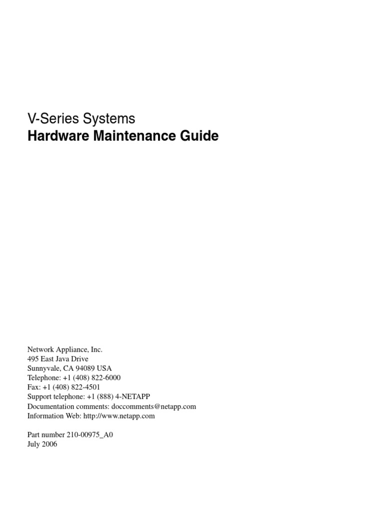 VSeries Systems Hardware Maintenance Guide | PDF | Booting | Copyright