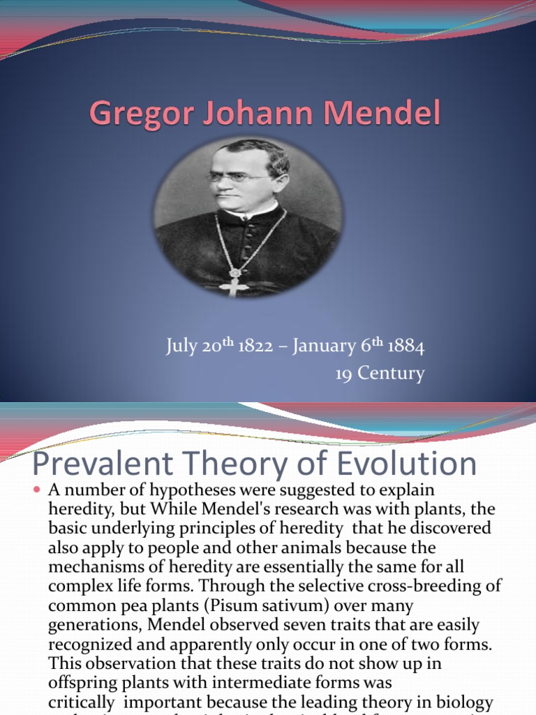 Gregor Mendel | PDF | Heredity | Genetics