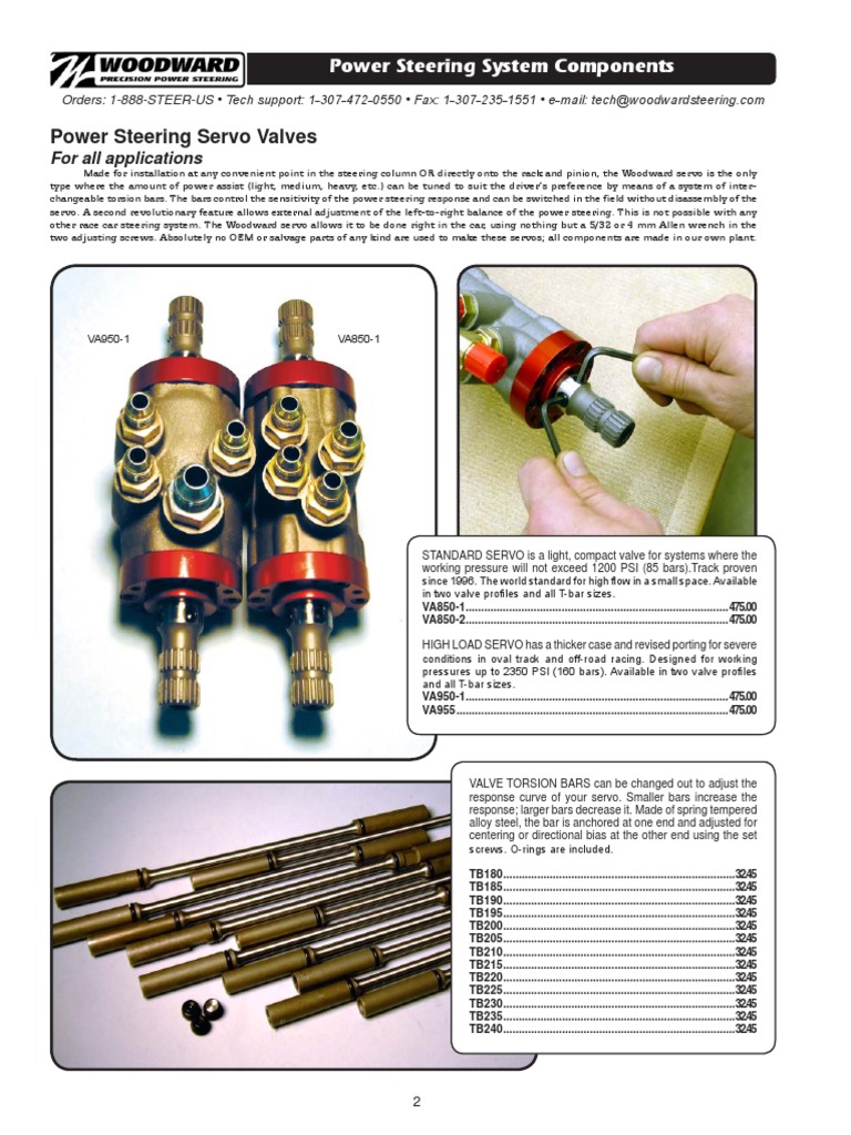Power Steering System Components | Download Free PDF | Steering | Belt ...