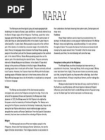 Waray People | PDF