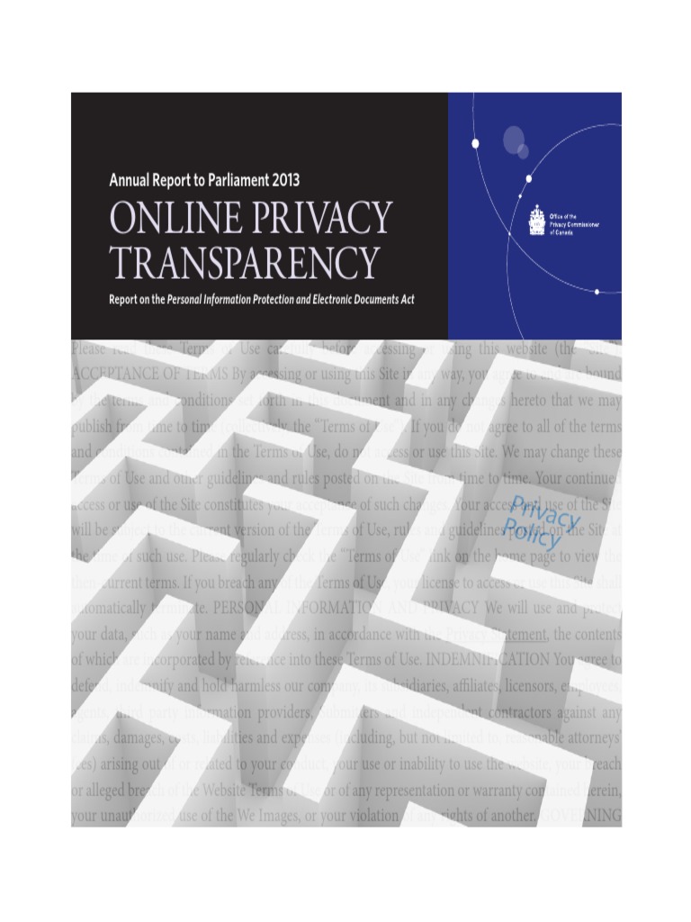 Online Privacy Transparency Annual Report 2013 | PDF | Internet Privacy ...