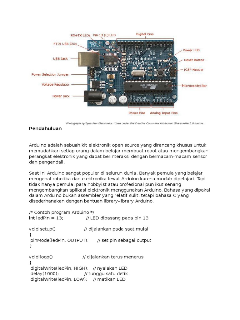 Mengukur Jarak + Suhu Dengan Sensor Ultrasonik + LM35 Dan Arduino | PDF ...