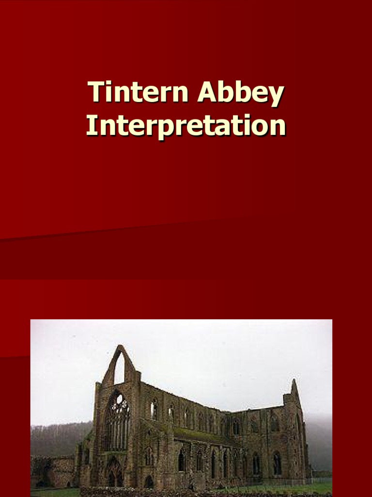 Tintern Abbey | PDF | Poetry | Science