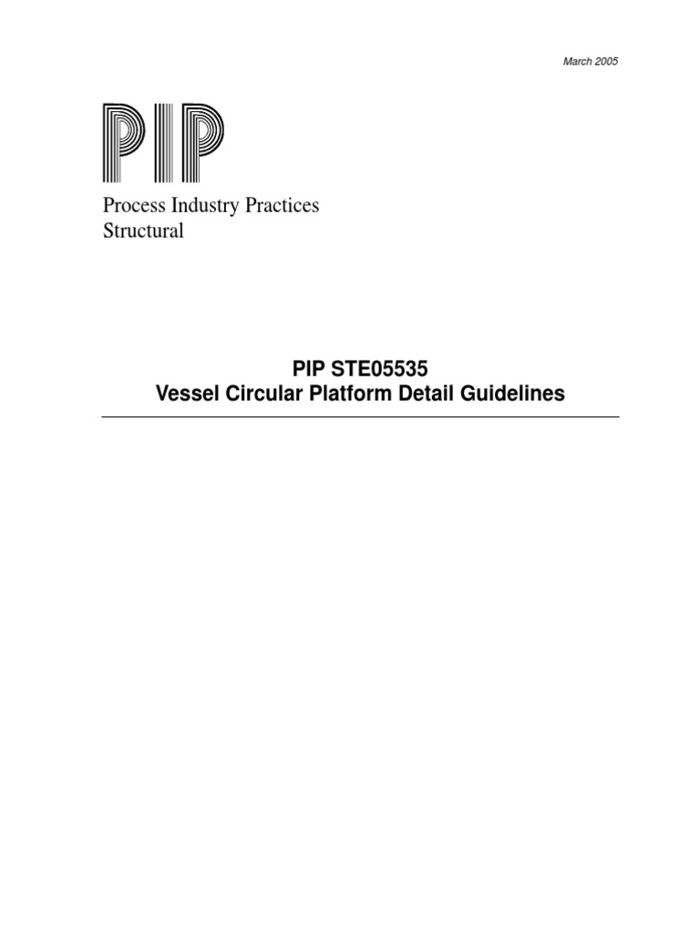 Vessel Circular Platform Design Guidelines | PDF | Technology & Engineering