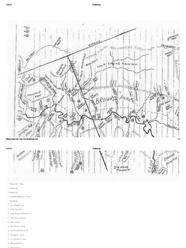 Brown's Park Colorado Map | PDF