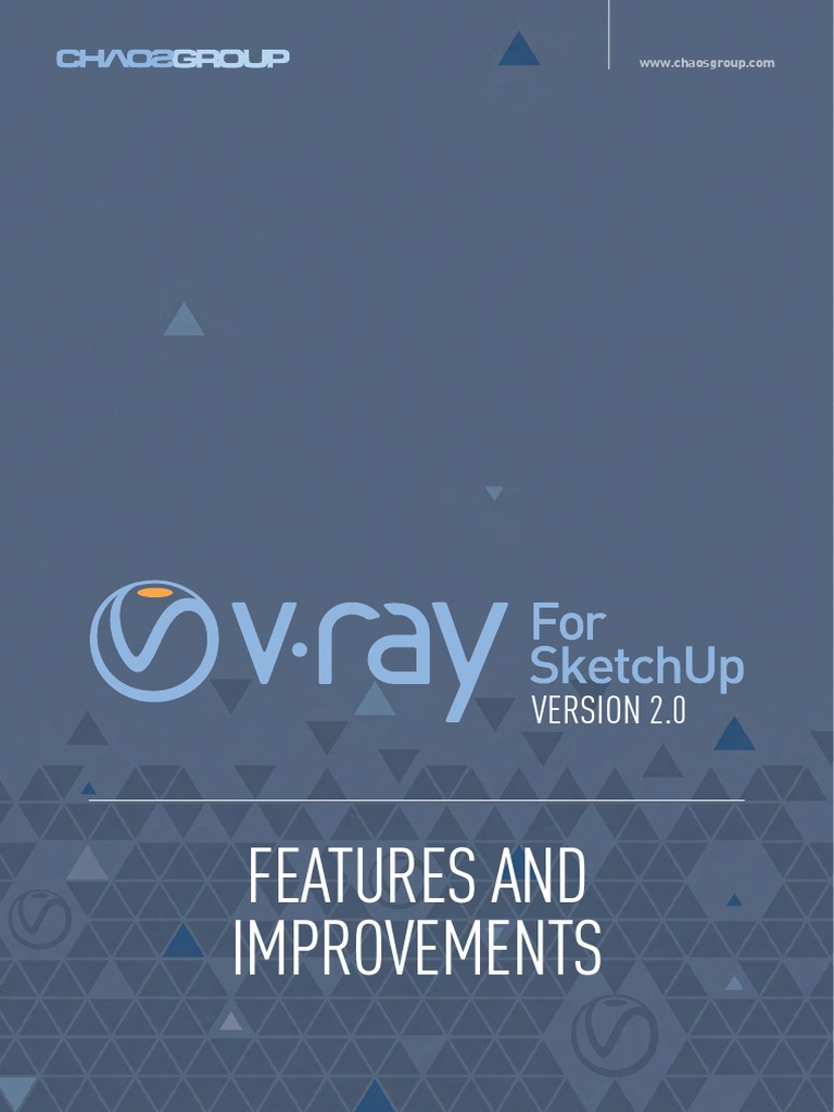 V Ray 2 0 SketchUp Features Improvements 2014 | PDF | Rendering (Computer Graphics) | Texture ...