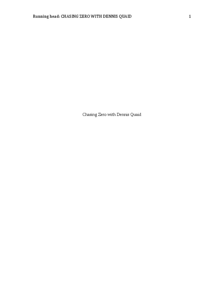 Chasing Zero Questions | PDF | Patient Safety | Evidence Based Medicine