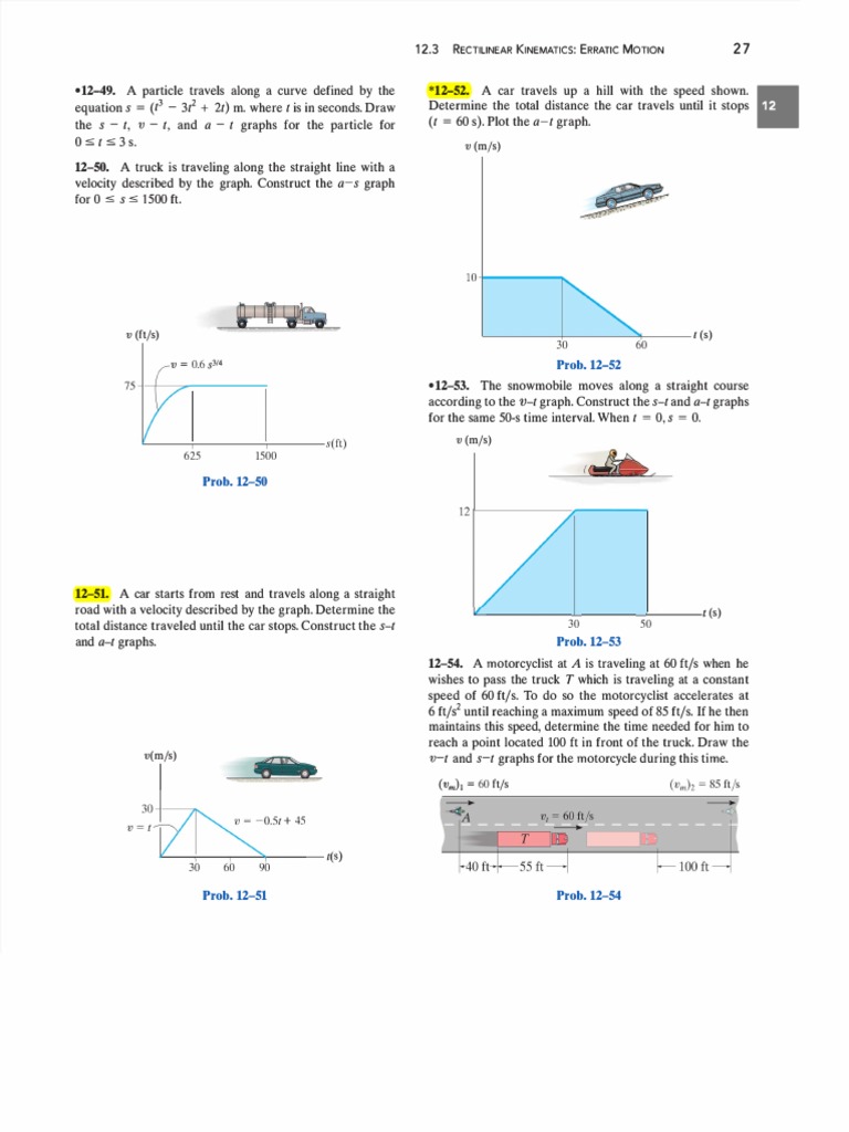 Dynamics HW2 | PDF | Acceleration | Speed