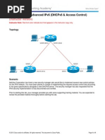 Configure DHCPv6 Lab Guide | PDF | I Pv6 | Ip Address