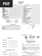 DepEd Form 138 Report Card Sample | PDF | Teachers | Quality Of Life
