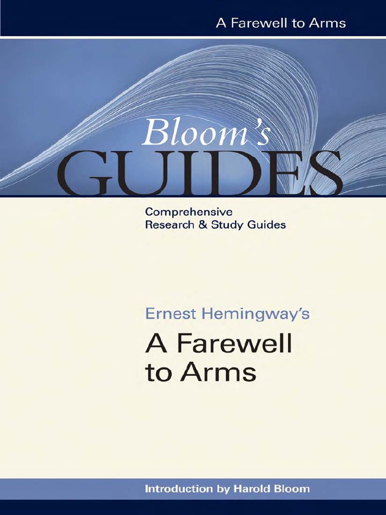 Bloom's Guides A Farewell To Arms | PDF