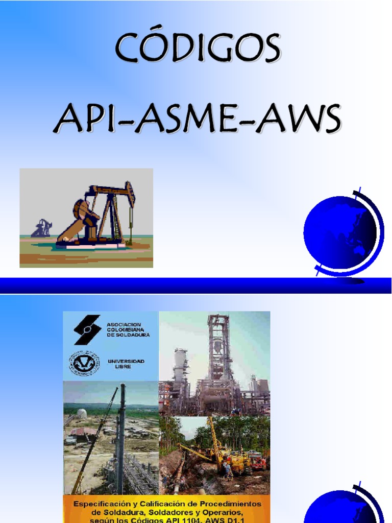 Introduccion API Asme Aws | PDF | Soldadura | Construcción