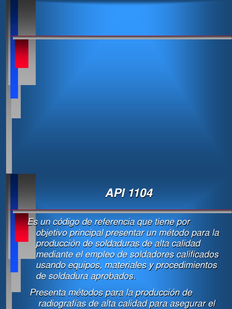 Api 1104 | PDF