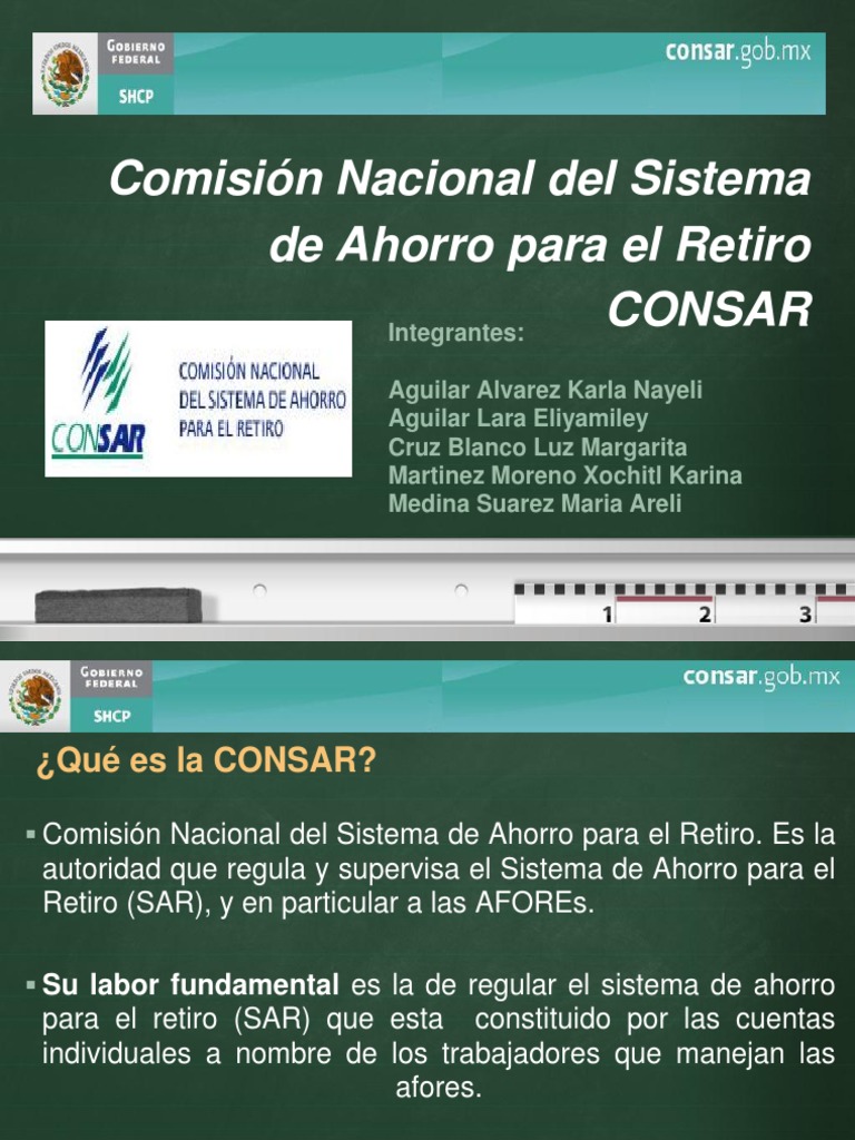 Funciones de la CONSAR en México | PDF | Economias | Finanzas (general)