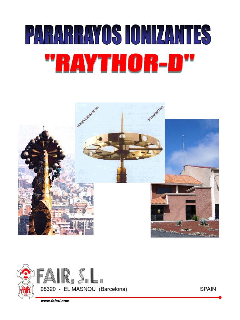 Pararrayos Raythor D | PDF | Descarga electrostática | Electricidad