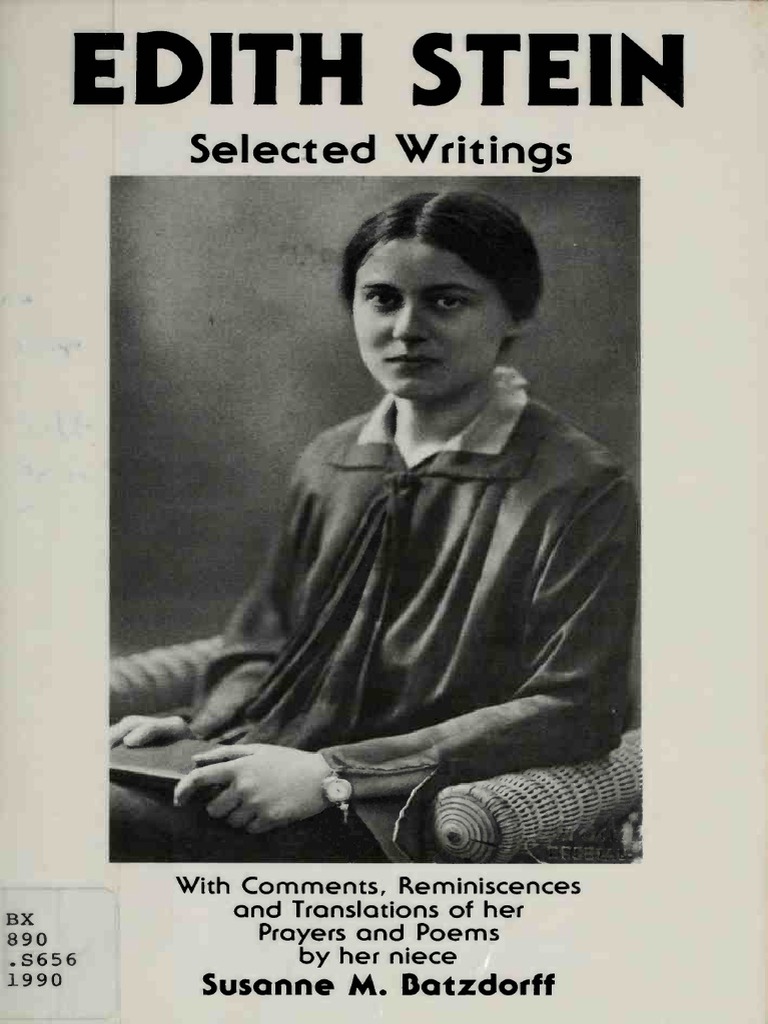 Edith Stein - Selected Writings, With Comm - Stein, Edith Saint, 1891 ...