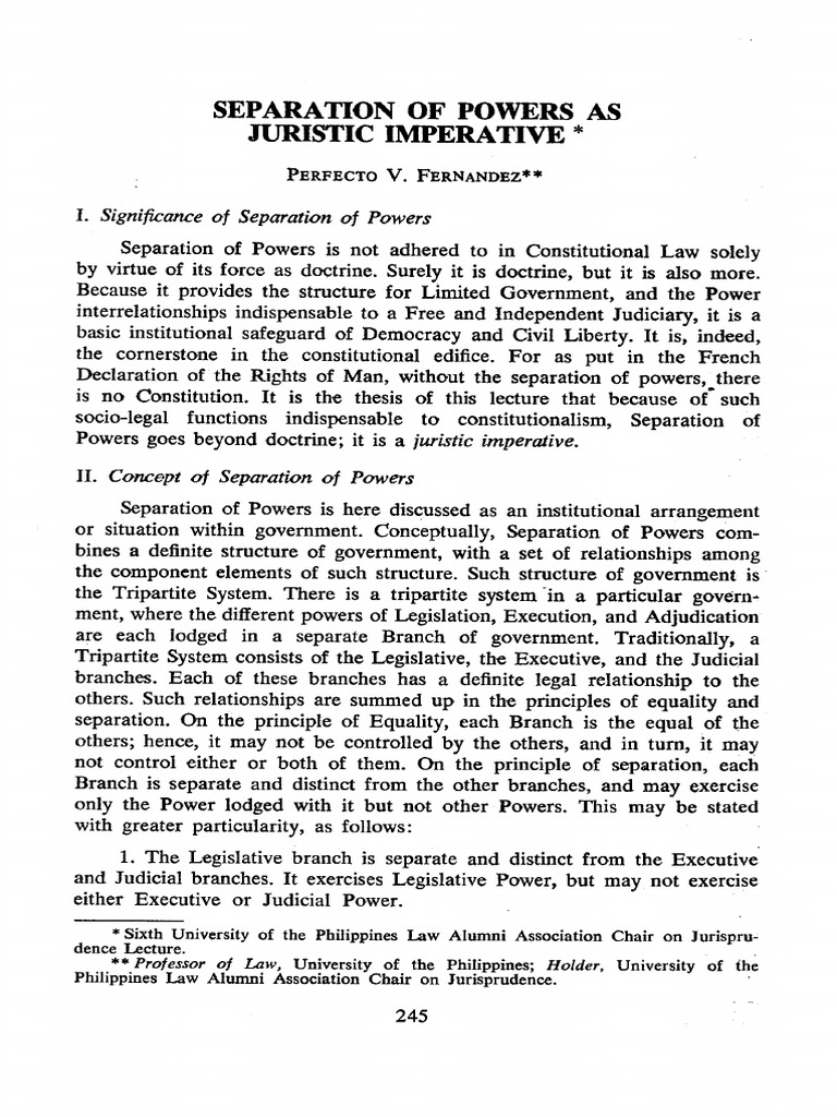 PLJ Volume 58 Third Quarter - 01 - Perfecto v. Fernandez - Separation ...