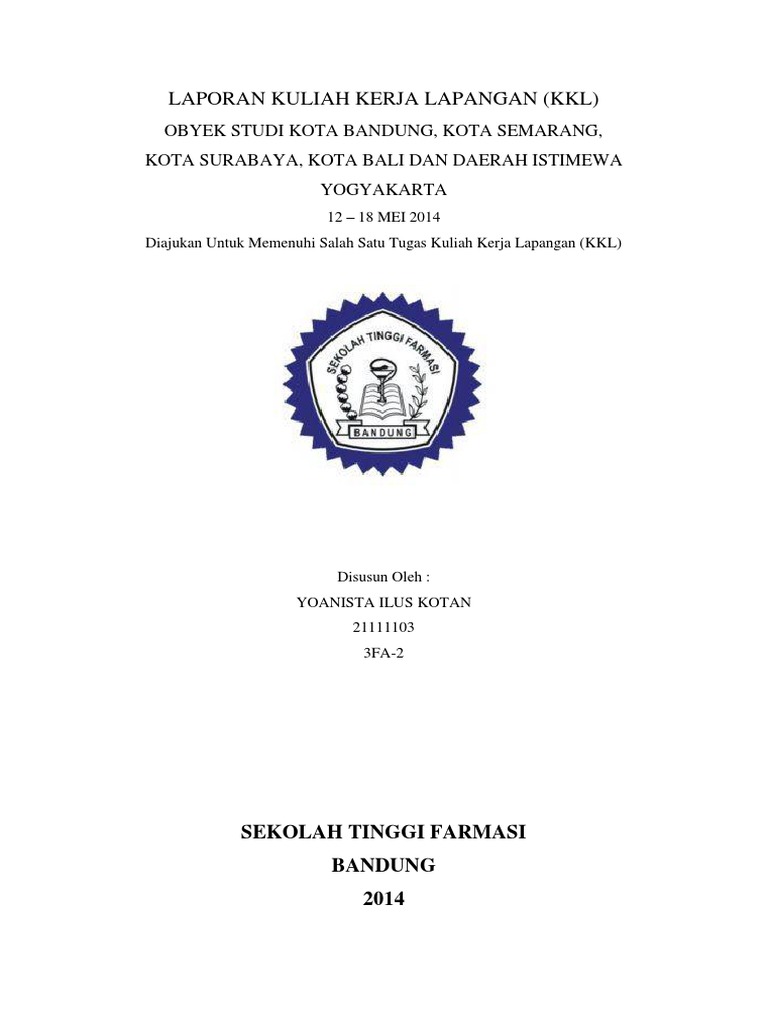 Laporan KKL | PDF | Karier & Perkembangan | Bisnis