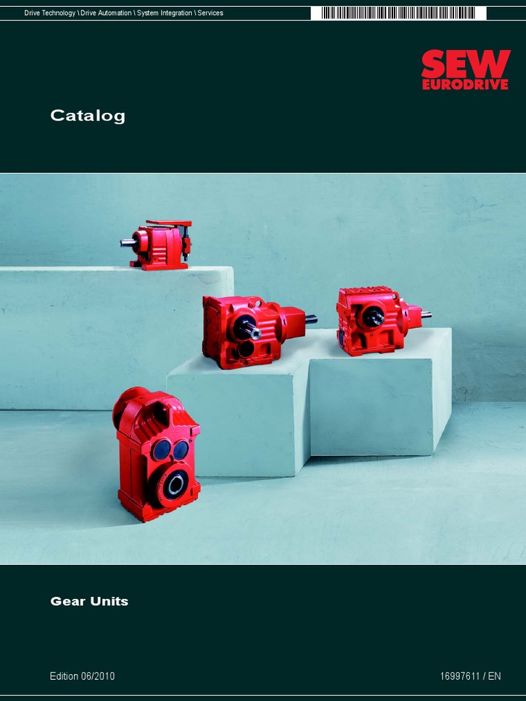 Gear Unit Sew-Eurodrive | PDF | Electric Motor | Power Inverter