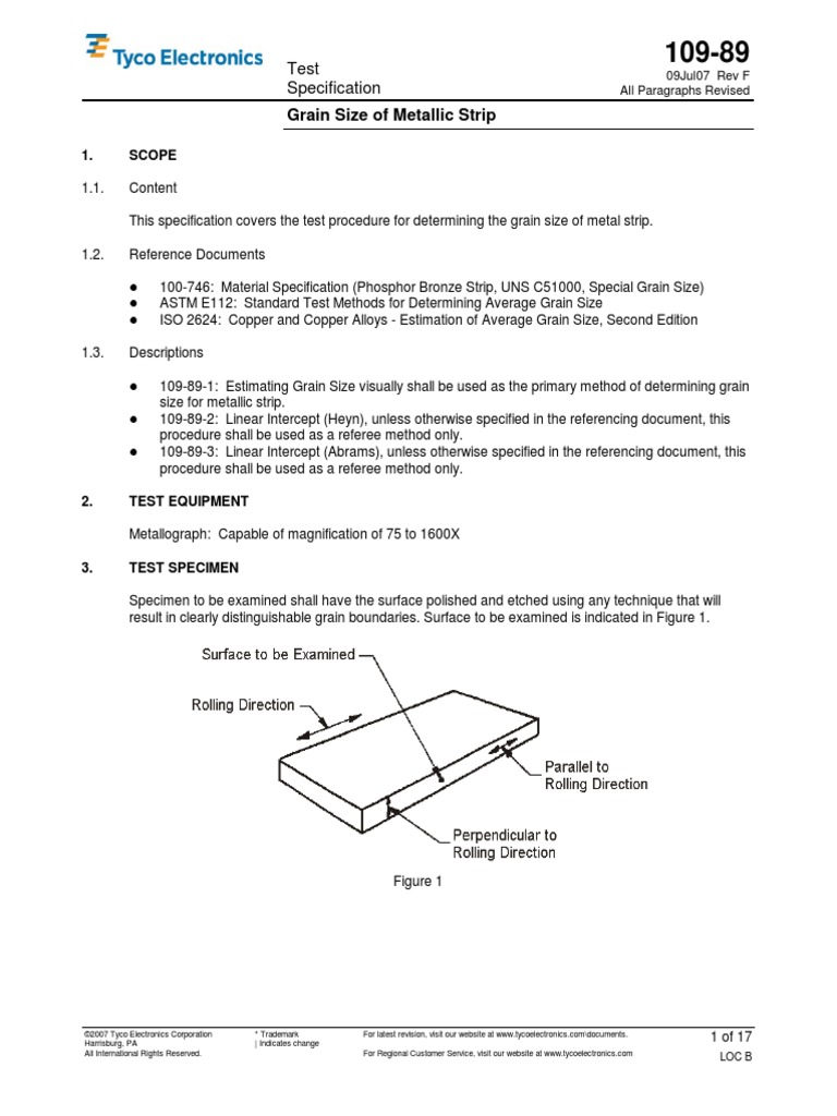 Steel Grain Size Calculation | PDF | Accuracy And Precision ...