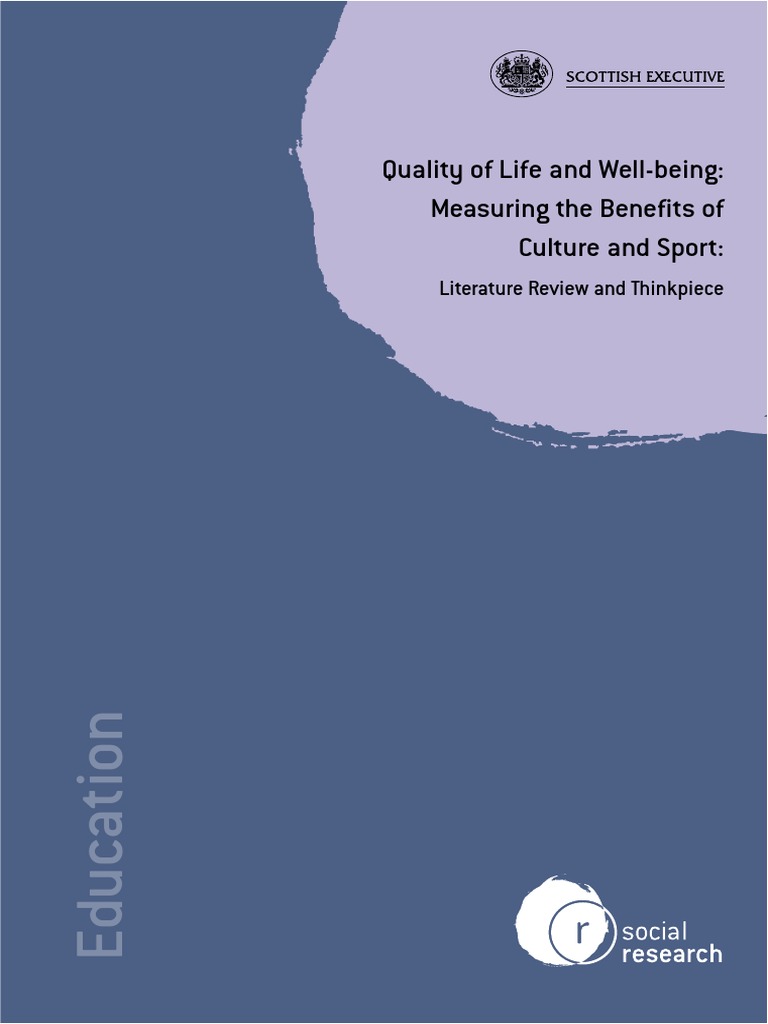 Quality of Life and Well-Being | PDF | Quality Of Life | Conceptual Model