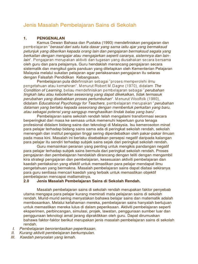 Sce 3112 Peranan Guru Sains Dan Kakitangan Makmal Sains | PDF