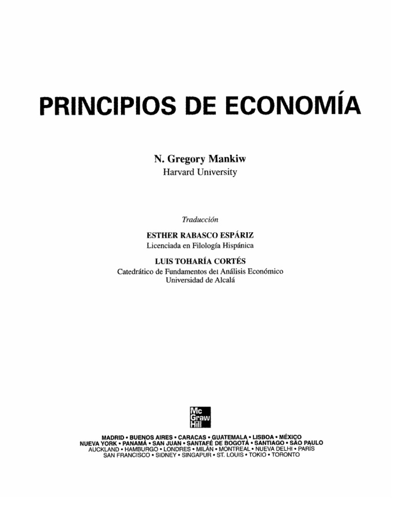 Principios de Economia-Mankiw | PDF