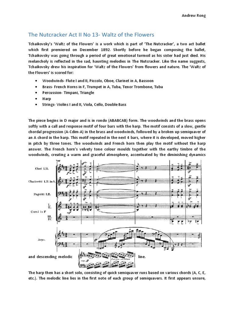 The Nutcracker | PDF | Woodwind Instruments | String Instruments