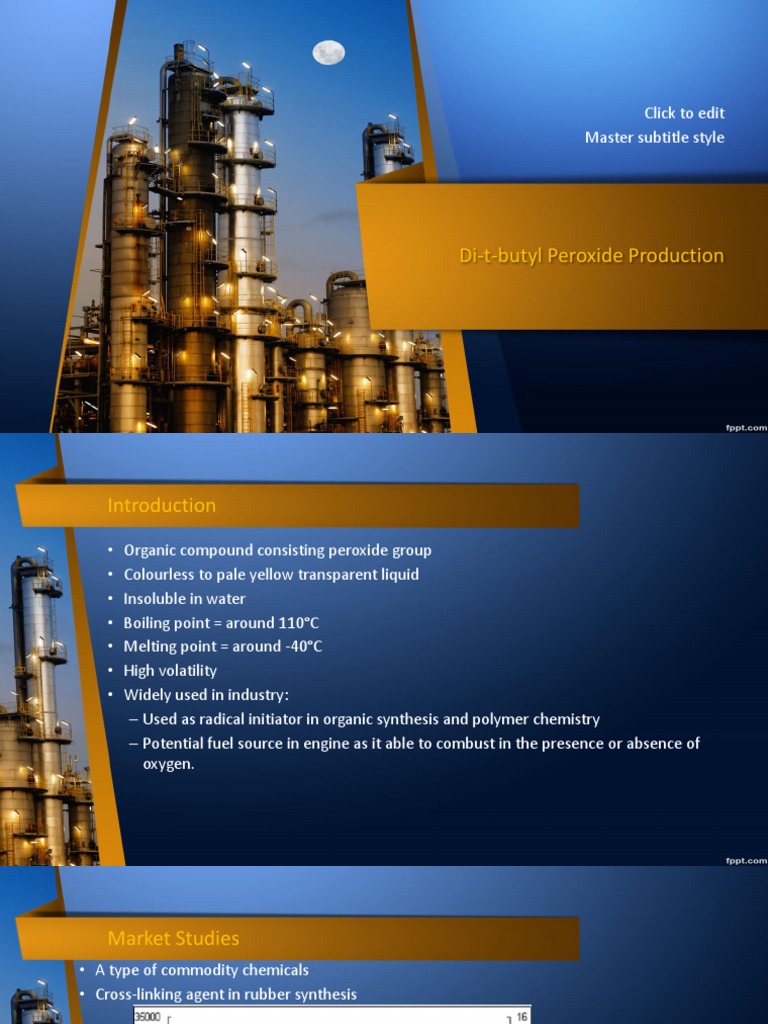 DTBP Production Plant Presentation | PDF