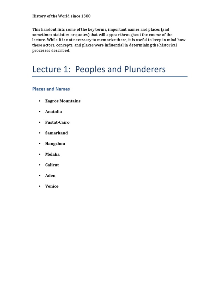 Global History | PDF