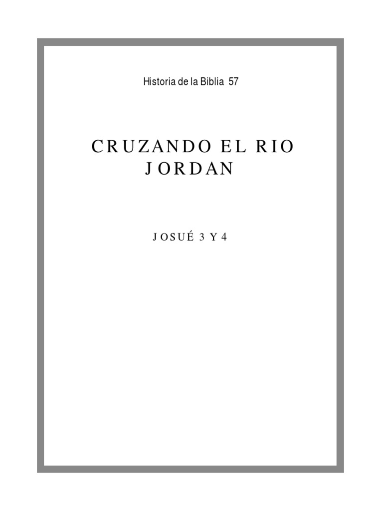 Cruzando El Rio Jordan | PDF | Arca de la Alianza | Joshua