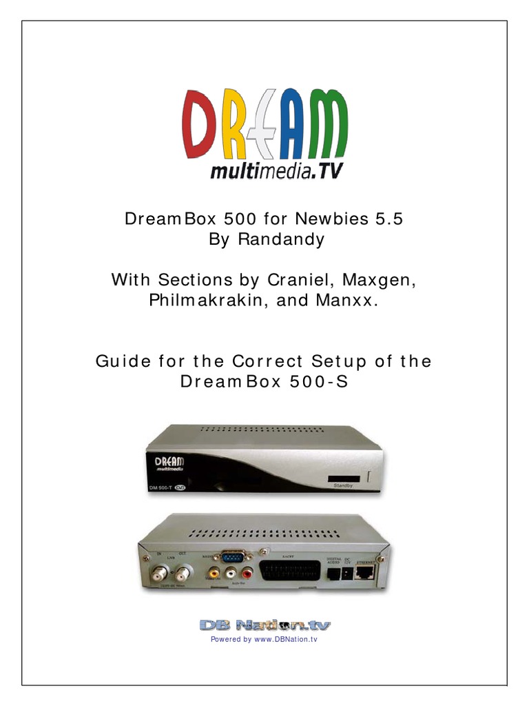 Dreambox 500 For Newbies 5.5 | PDF | Business