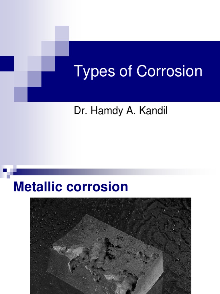 types of corrosion.ppt | Corrosion | Fracture