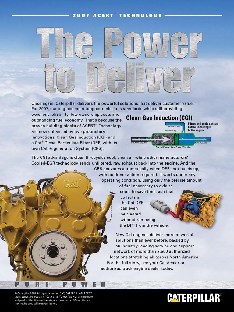 Clean Gas Induction Cat C7 PDF | PDF