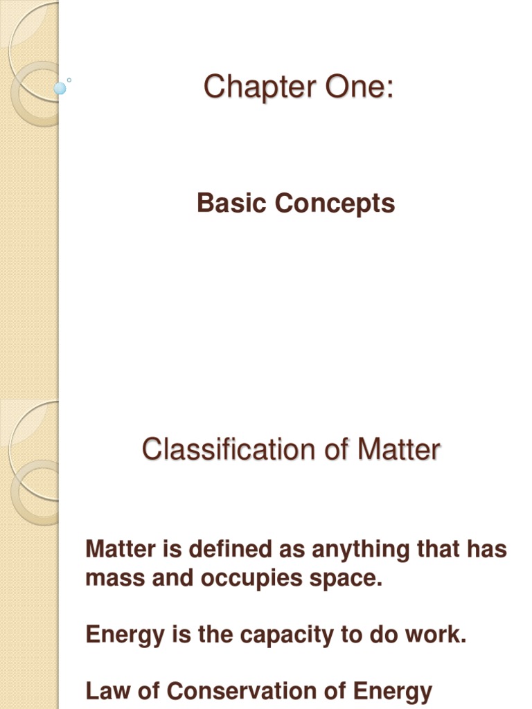01-Chemistry Basic Concepts | PDF | Matter | Chemical Compounds