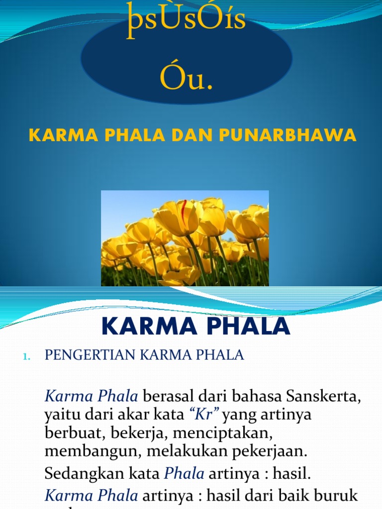 Karma Phala Dan Punarbhawa | PDF