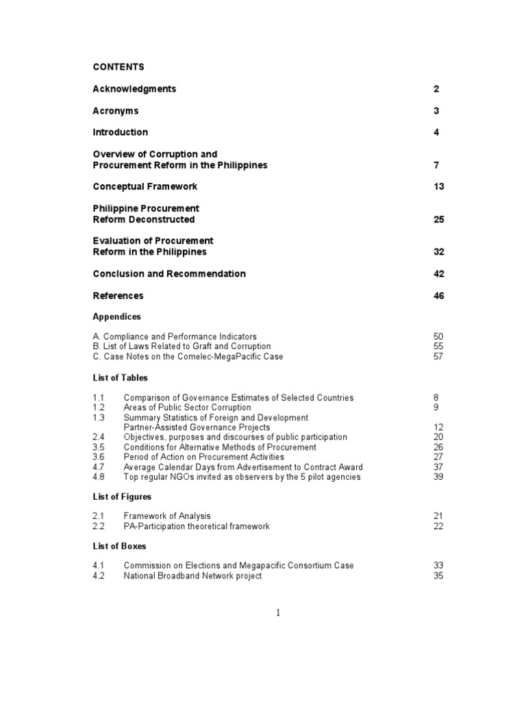 Why Procurement in The Philippines Has Limited Prospects | PDF ...