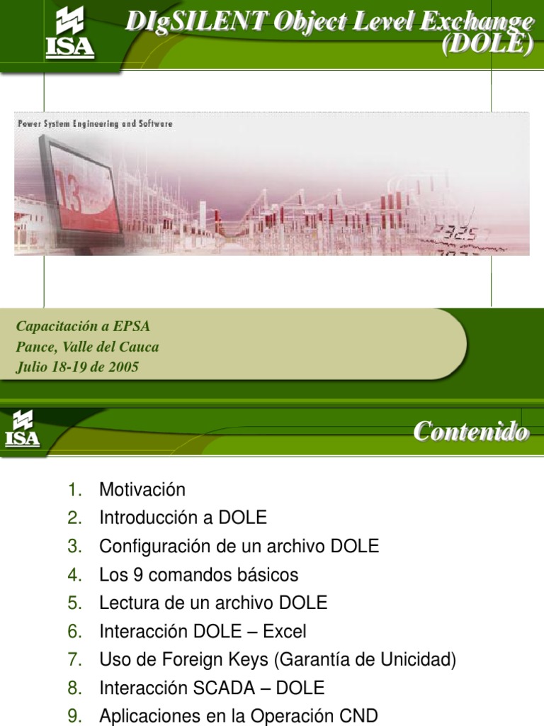 Dole Digsilent PDF | PDF | Archivo de computadora | Scada